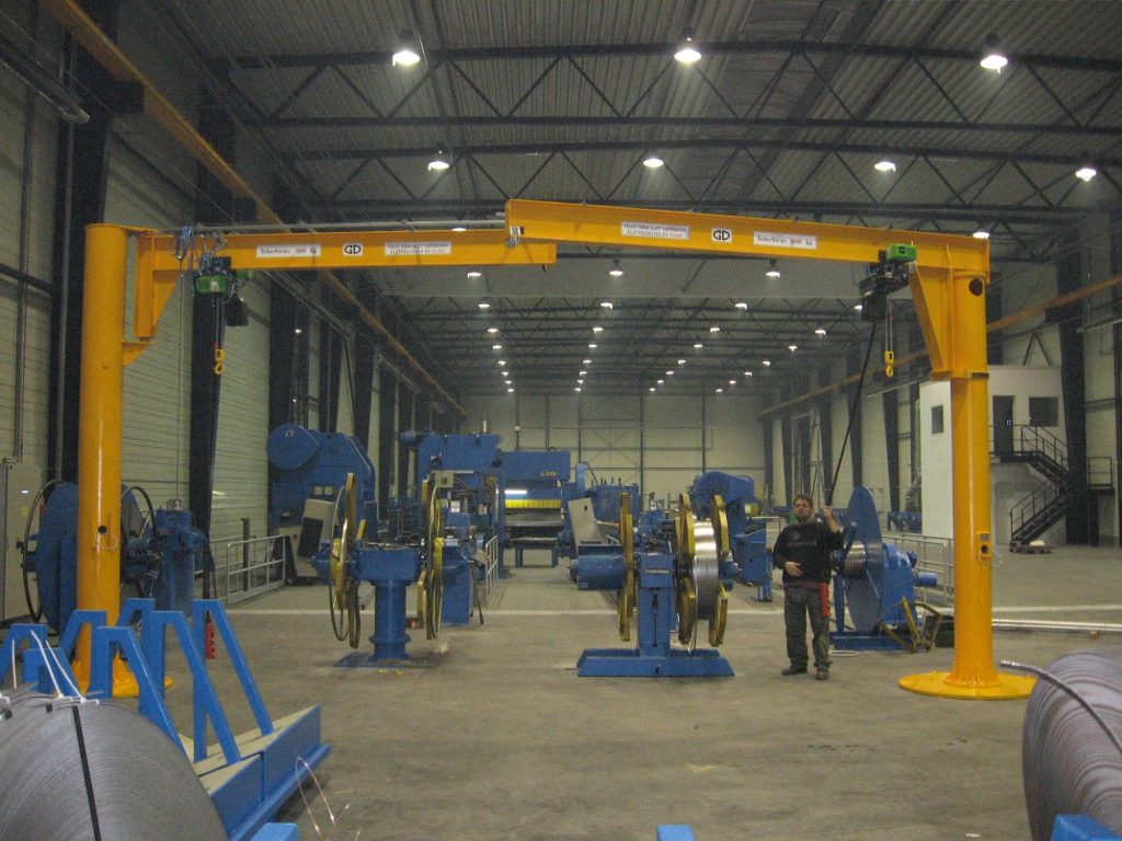 Column Mounted Slewing Jib Cranes | Gép és Daru